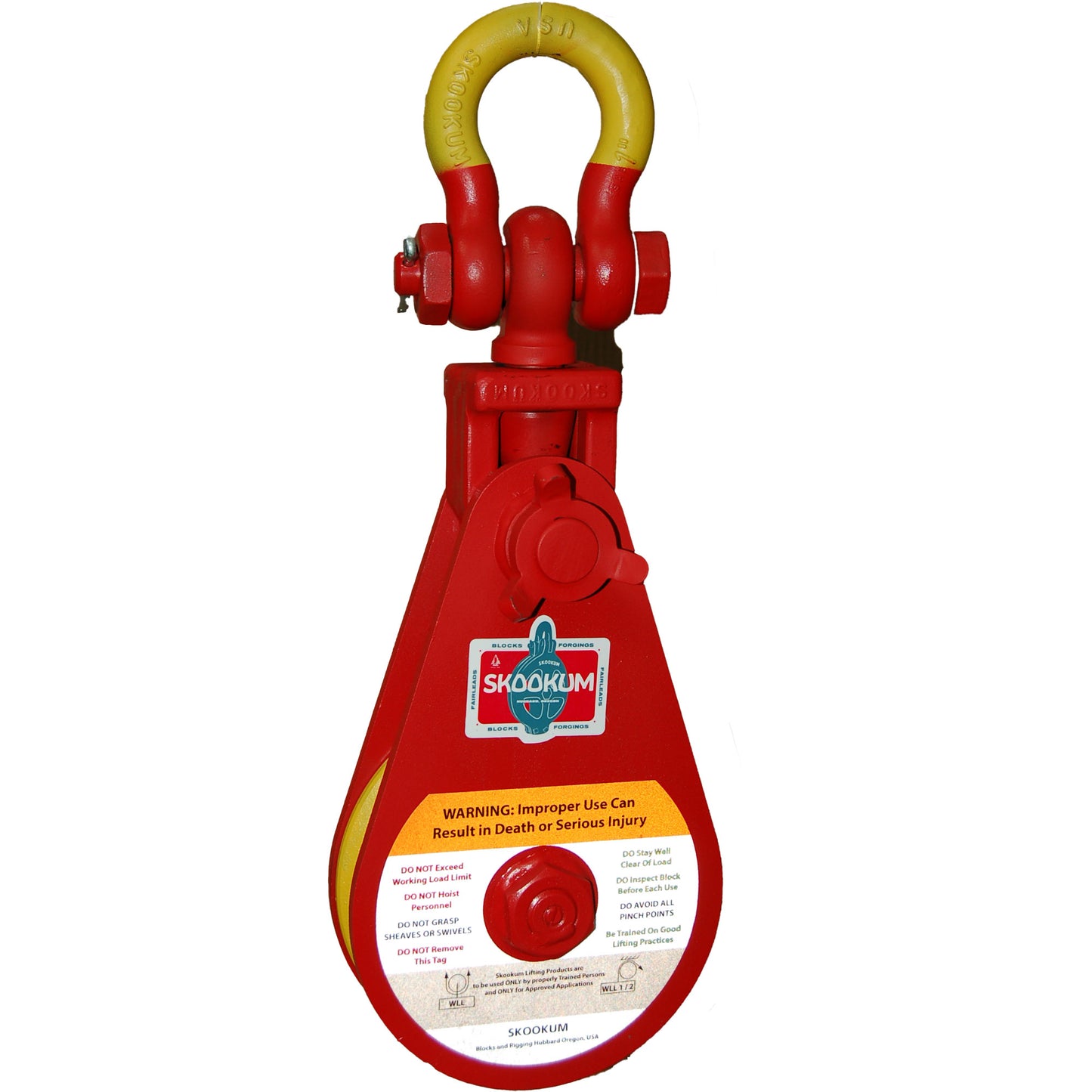 Standard Snatch Blocks with Shackles – Skookum